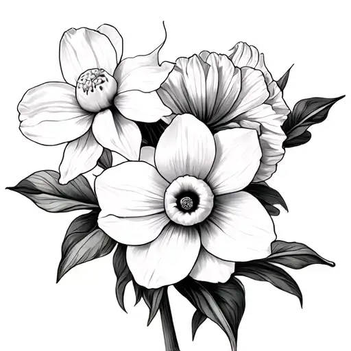 1306+ Marigold And Daffodil Tattoo Ideas in 2025 - BlackInk AI