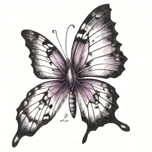 827+ Purple Butterfly Tattoo Ideas - BlackInk AI