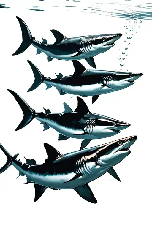 145+ Shark Shadow Tattoo Ideas in 2025 - BlackInk AI