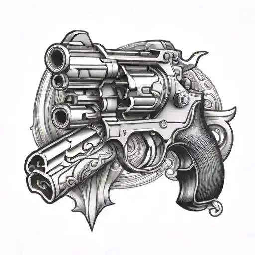 1651+ Revolver Tattoo Ideas - BlackInk AI