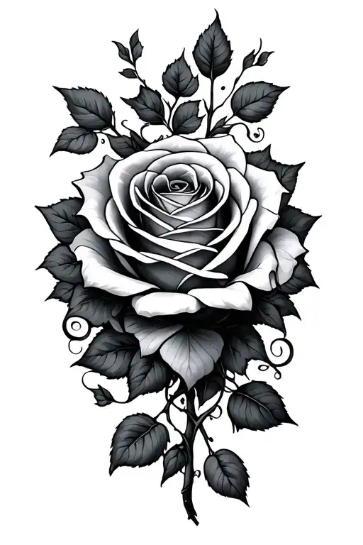 4906+ Rose And Vines Tattoo Ideas in 2025 - BlackInk AI