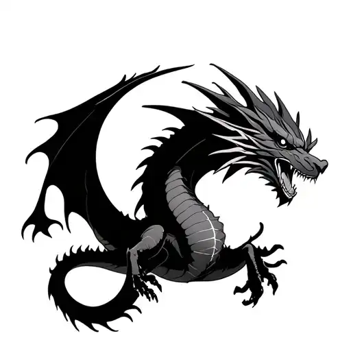 2576+ Moon And Dragon Tattoo Ideas in 2025 - BlackInk AI