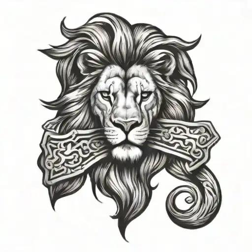 3096+ Lion Cross Tattoo Ideas - BlackInk AI
