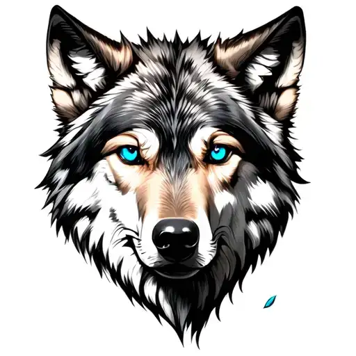 1,796+ Blue Eyed Wolf Tattoo Ideas in 2025 - BlackInk AI