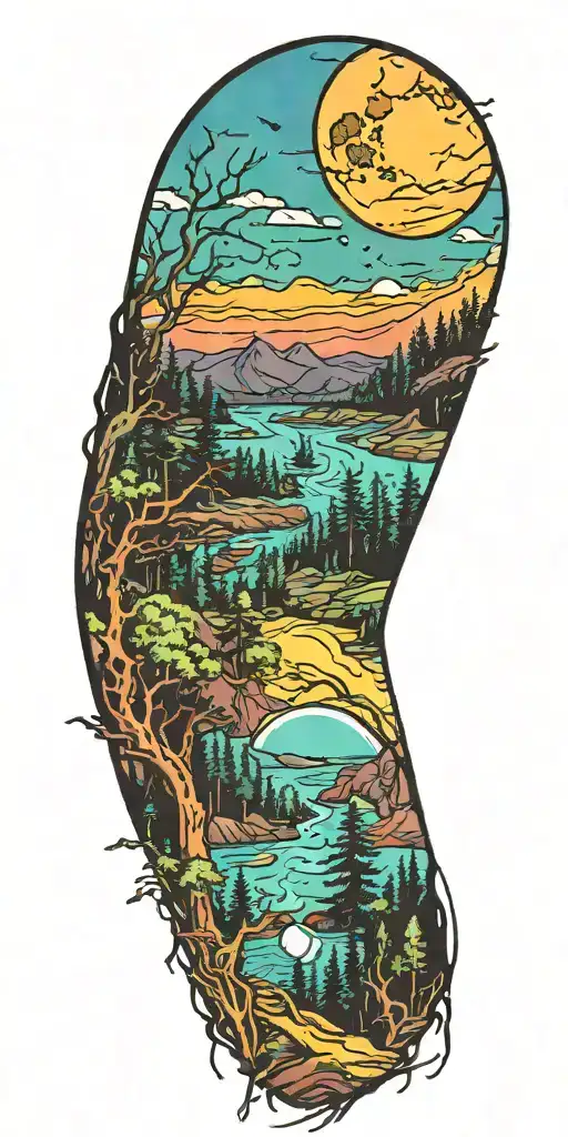 2930+ Forest Moon Tattoo Ideas - BlackInk AI