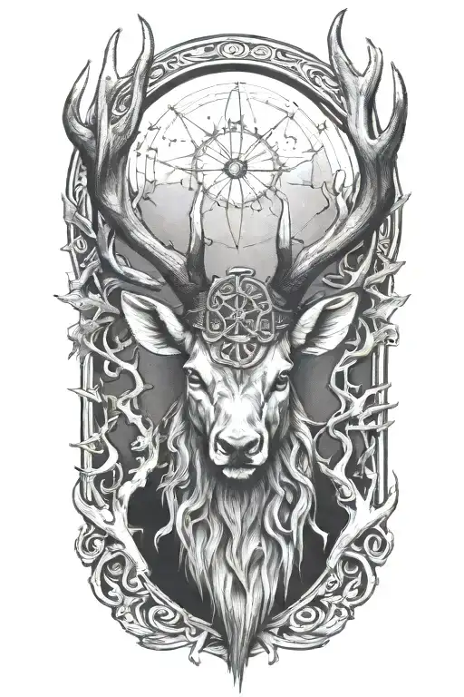 4542+ Antlers Tattoo Ideas in 2025 - BlackInk AI