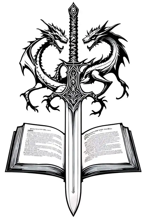 2206+ Dragon With Books Tattoo Ideas in 2025 - BlackInk AI