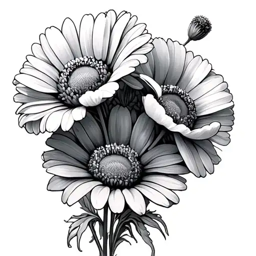 1749+ Poppy And Daisy Tattoo Ideas in 2025 - BlackInk AI