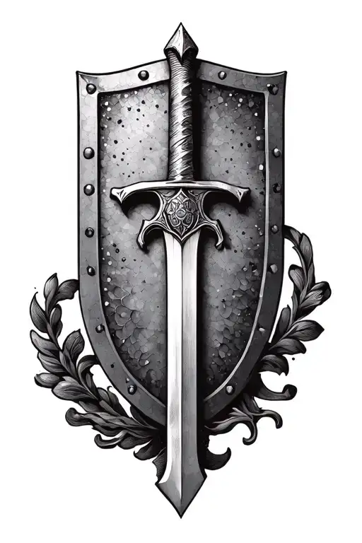 2506+ Sword And Shield Tattoo Ideas in 2025 - BlackInk AI