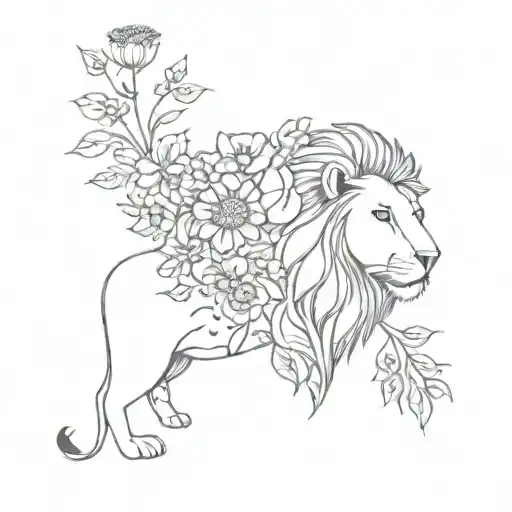 132+ Feminine Lion Tattoo Ideas in 2025 - BlackInk AI