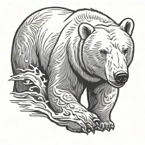1215+ Polar Bear Tattoo Ideas - BlackInk AI
