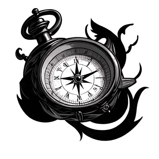 2511+ Compass And Clock Tattoo Ideas in 2025 - BlackInk AI