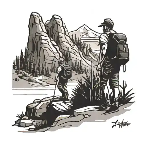 3707+ Hiking Tattoo Ideas in 2025 - BlackInk AI