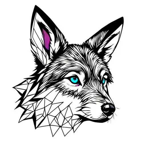 1,796+ Blue Eyed Wolf Tattoo Ideas in 2025 - BlackInk AI