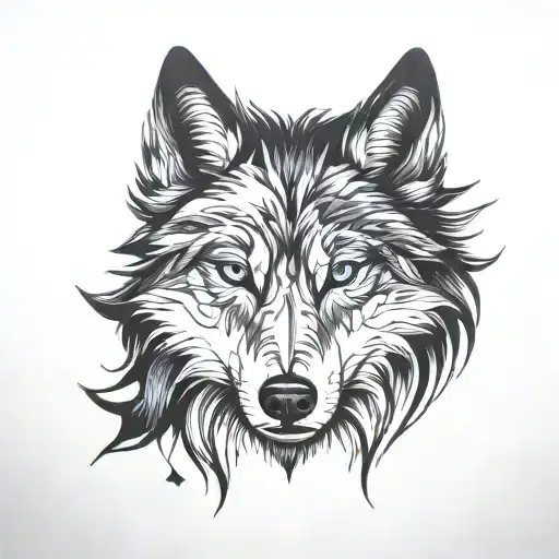 1796+ Blue Eyed Wolf Tattoo Ideas in 2025 - BlackInk AI