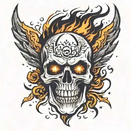 430+ Lightning Skull Tattoo Ideas in 2025 - BlackInk AI