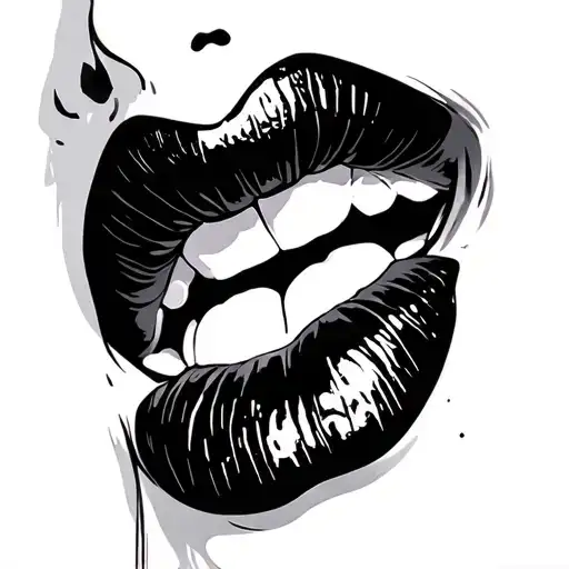 273+ Lips Kiss Tattoo Ideas - BlackInk AI