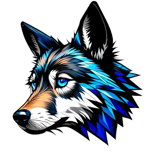 1796+ Blue Eyed Wolf Tattoo Ideas in 2025 - BlackInk AI