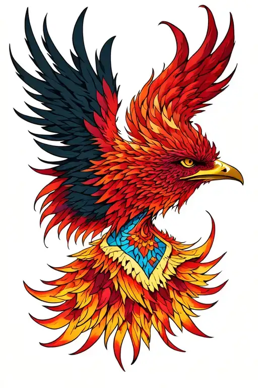 55+ Phoenix Neck Tattoo Ideas - BlackInk AI