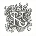 Neo-Traditional "1992 Old English Font" Tattoo - BlackInk AI