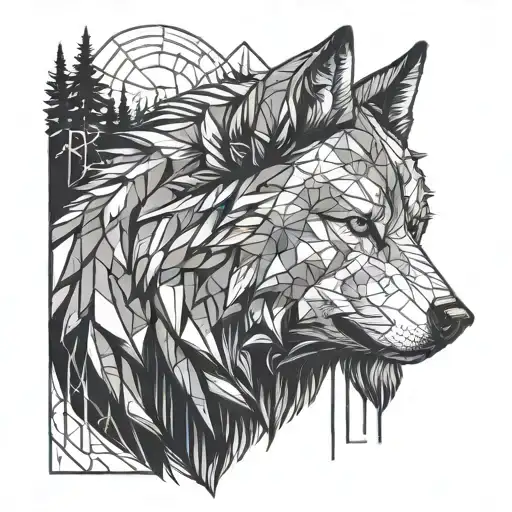 6419+ Wolf Howl Tattoo Ideas - BlackInk AI