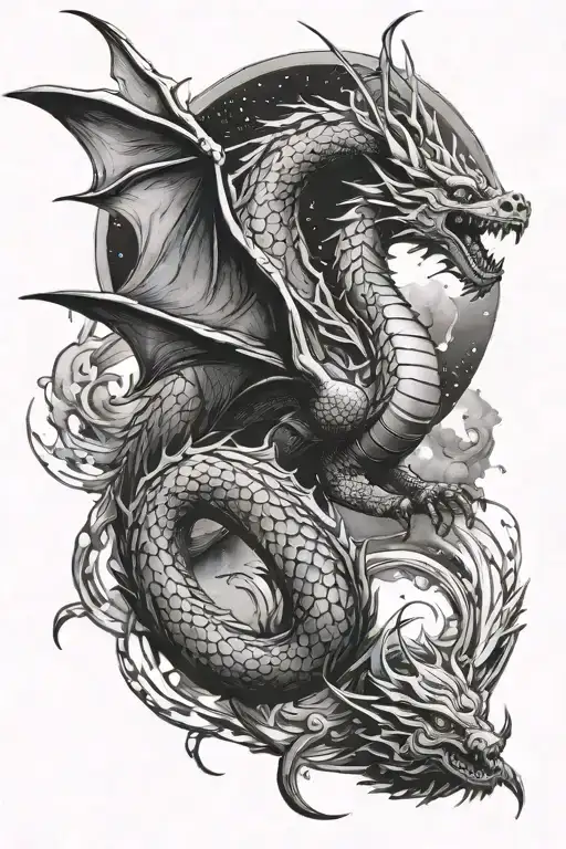 329+ Space Dragon Tattoo Ideas - BlackInk AI