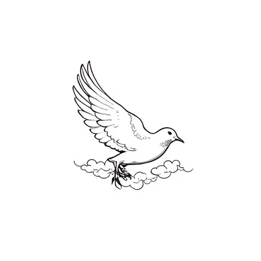 1659+ Dove Clouds Tattoo Ideas in 2025 - BlackInk AI