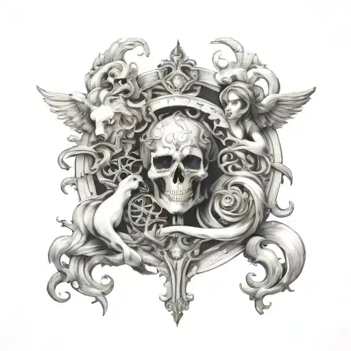 7 Heavenly Virtues Tattoo 7 Heavenly Virtues