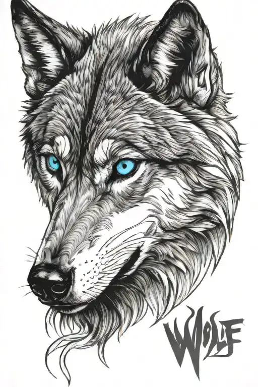 1796+ Blue Eyed Wolf Tattoo Ideas in 2025 - BlackInk AI