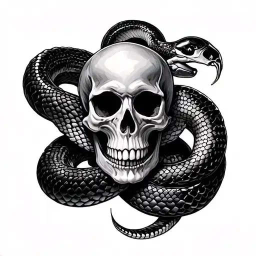 5976+ Snake And Skull Tattoo Ideas in 2025 - BlackInk AI