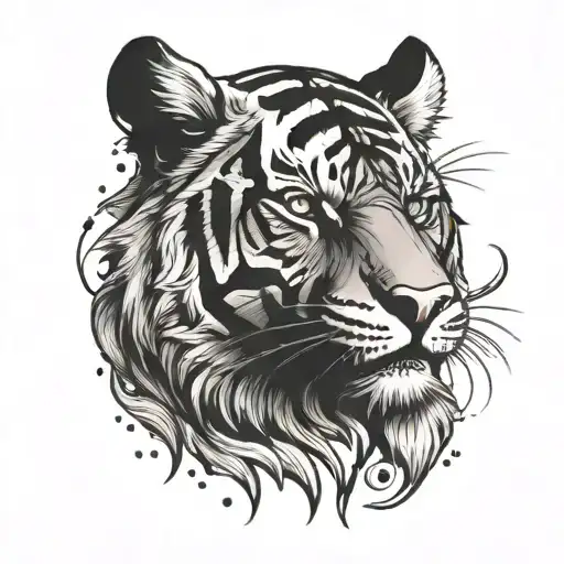 1735+ Tiger Head Tattoo Ideas - BlackInk AI