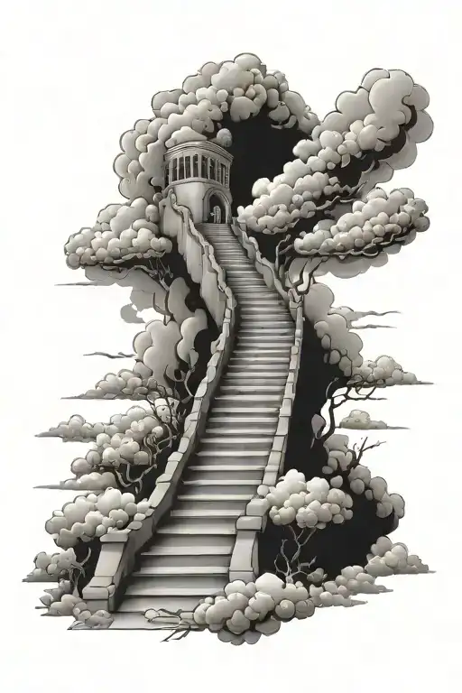 2582+ Stair Tattoo Ideas - BlackInk AI