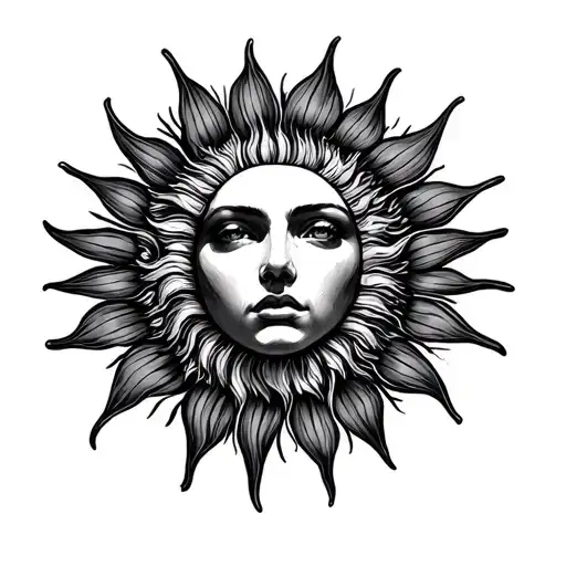 198+ Minimal Sun Tattoo Ideas in 2025 - BlackInk AI