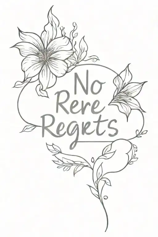 580+ No Regrets Tattoo Ideas - BlackInk AI