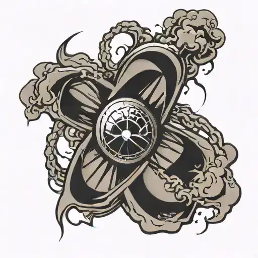 Nuke Symbol Tattoos Good Script Tattoo Artists Near Me Lovely