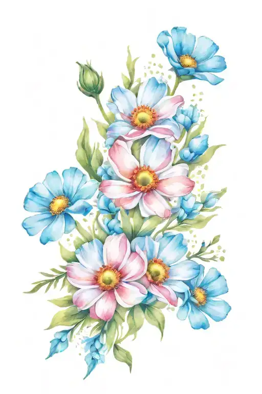 1749+ Poppy And Daisy Tattoo Ideas in 2025 - BlackInk AI