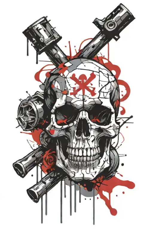1107+ Skull And Bones Tattoo Ideas - BlackInk AI