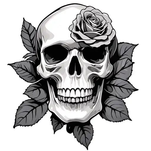21686+ Rose And Skull Tattoo Ideas in 2025 - BlackInk AI