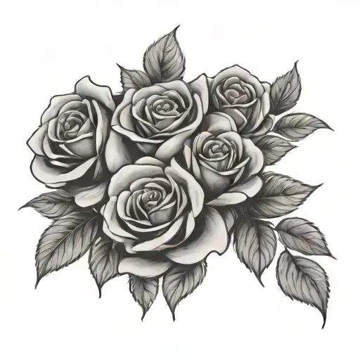 764+ 4 Roses Tattoo Ideas in 2025 - BlackInk AI