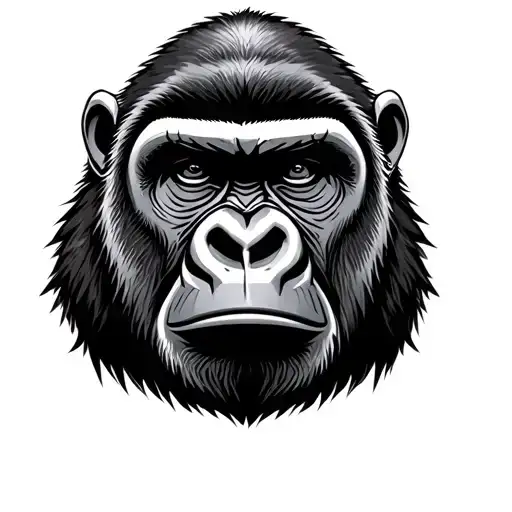 399+ Gorilla Face Tattoo Ideas in 2025 - BlackInk AI