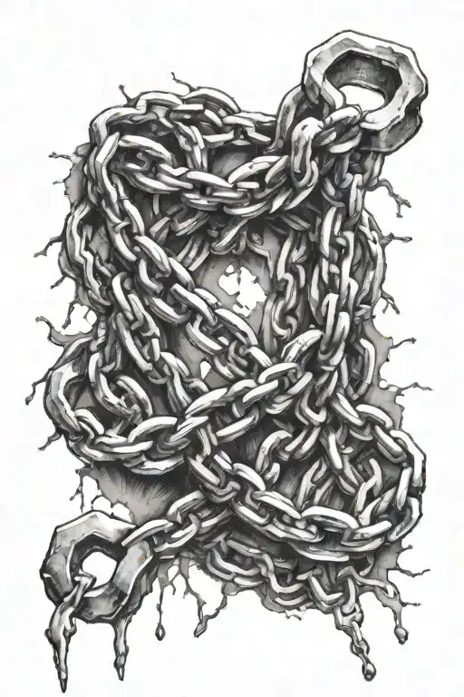 1544+ Broken Chains Tattoo Ideas - BlackInk AI