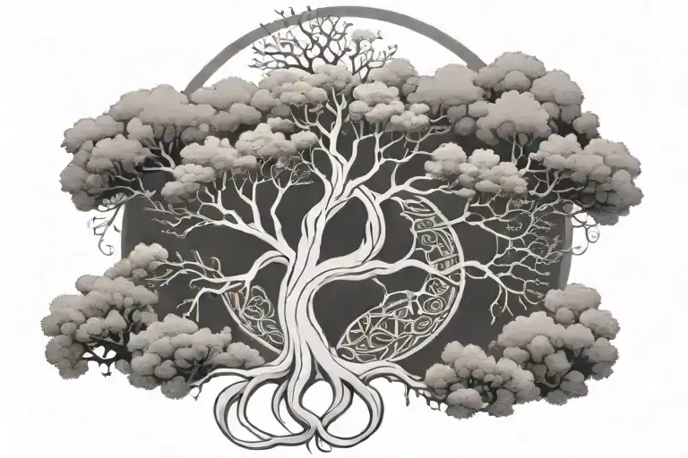 1317+ Yggdrasil Tree Tattoo Ideas in 2025 - BlackInk AI