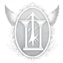 Stencil "Father, Son And Holy Spirit Heaven Gate..." Tattoo - BlackInk AI