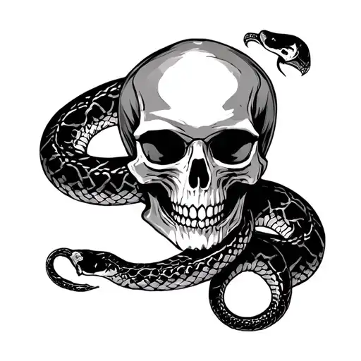 5976+ Snake And Skull Tattoo Ideas in 2025 - BlackInk AI