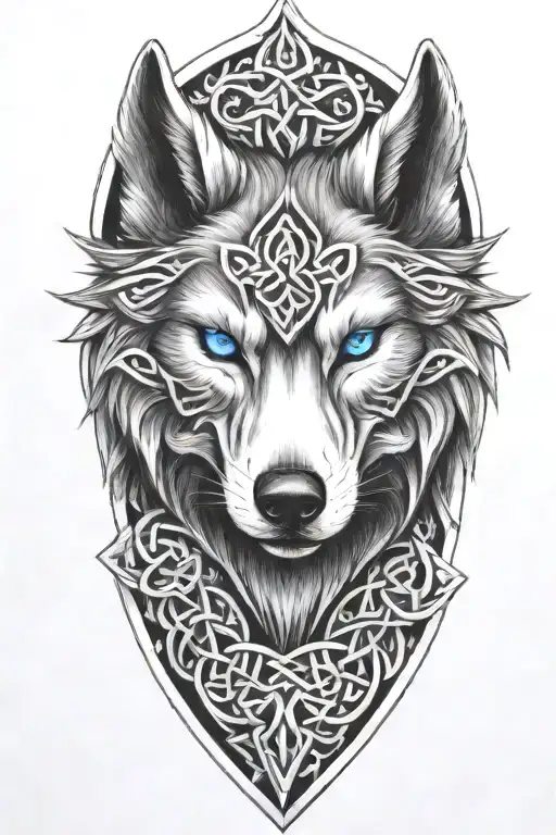 1796+ Blue Eyed Wolf Tattoo Ideas in 2025 - BlackInk AI