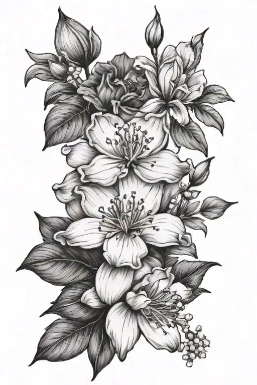 3425+ June Birth Flower Tattoo Ideas - BlackInk AI