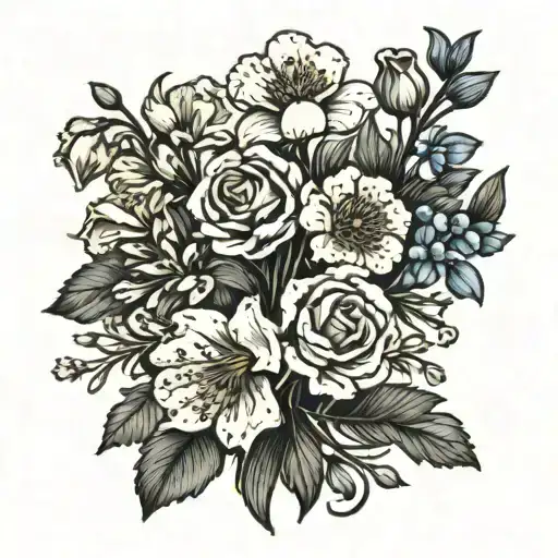1749+ Poppy And Daisy Tattoo Ideas in 2025 - BlackInk AI