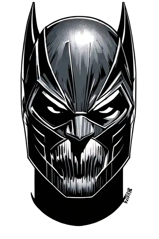 Bane Mask Stencil Cad Bane Mask Etsy UK