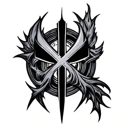 125+ Cyber Sigilism Cross Tattoo Ideas in 2025 - BlackInk AI
