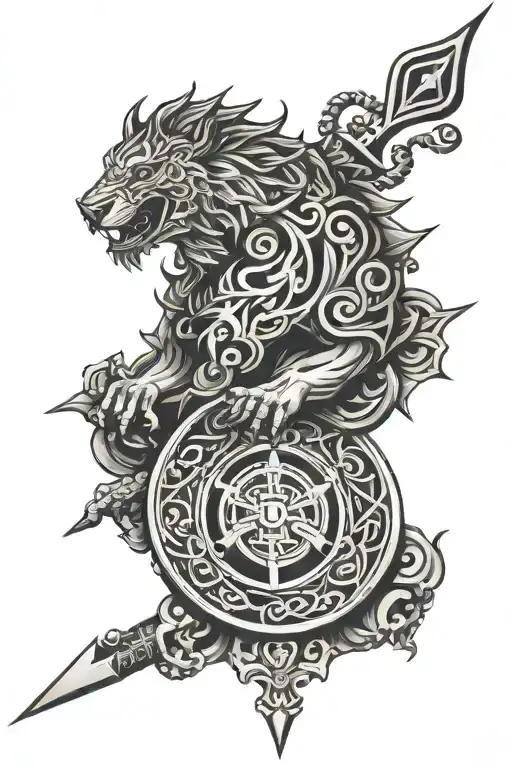 284+ Mighty Tattoo Ideas - BlackInk AI